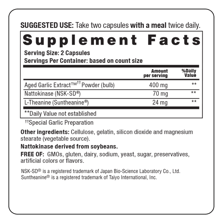 Blood Pressure Health Formula 109 | Wakunaga of America