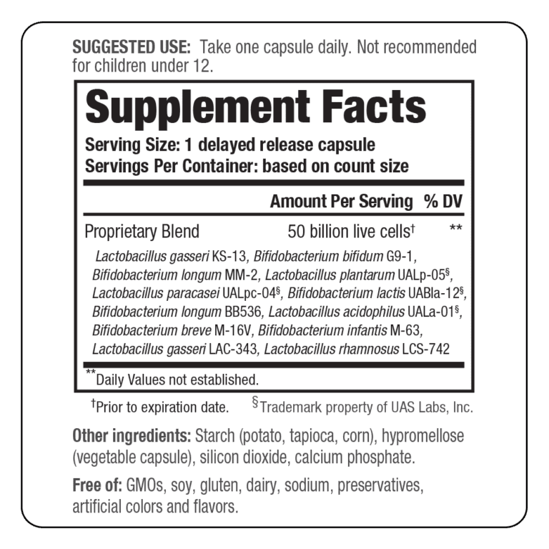 Max Probiotic | Biocompatible Human Strains