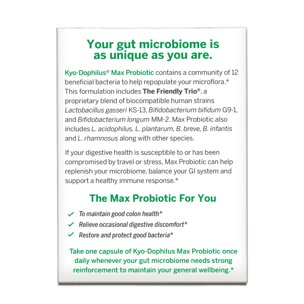 Max Probiotic | Biocompatible Human Strains