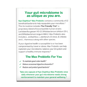 Max Probiotic | Biocompatible Human Strains